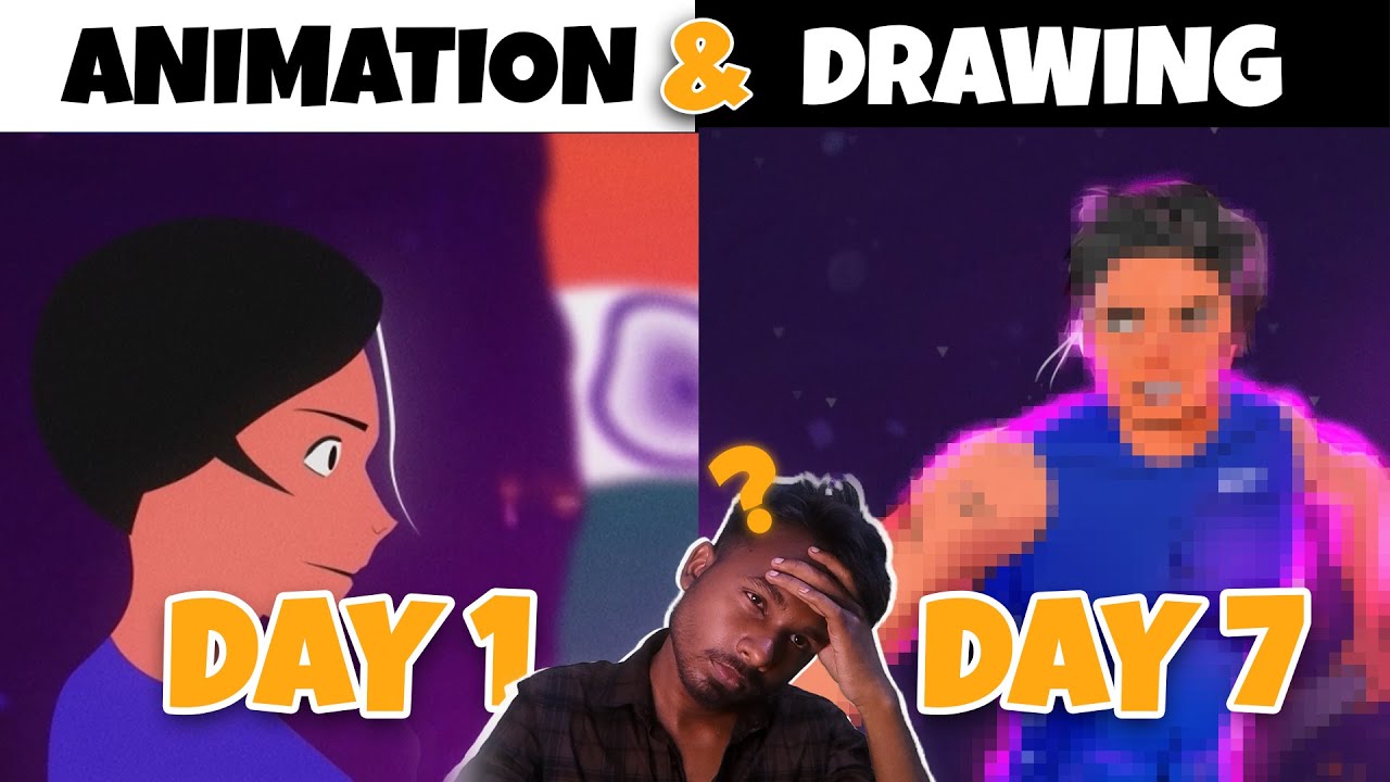 I DREW and ANIMATED a Character in 7 DAYS! - YouTube