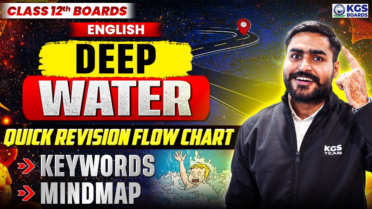 DEEP Water Quick Revision Flow Chart | Class 12th English | Aditya ...