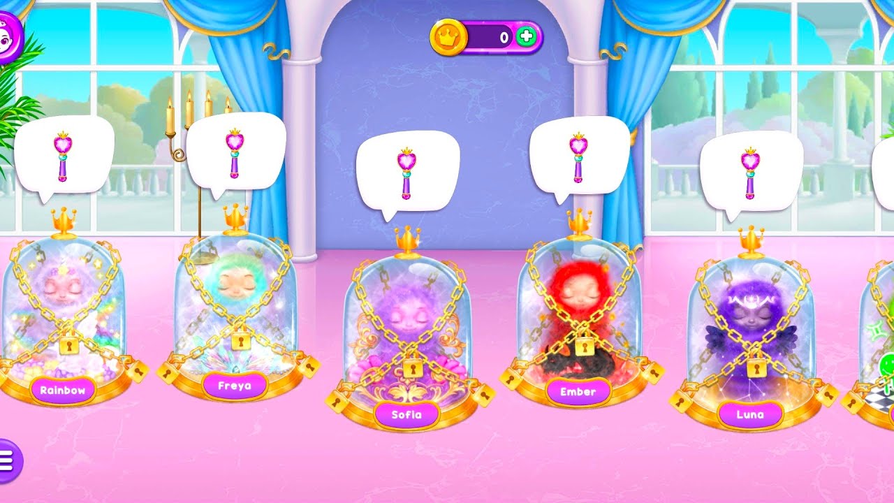 Princess enchanted castle Tutotoons games - YouTube