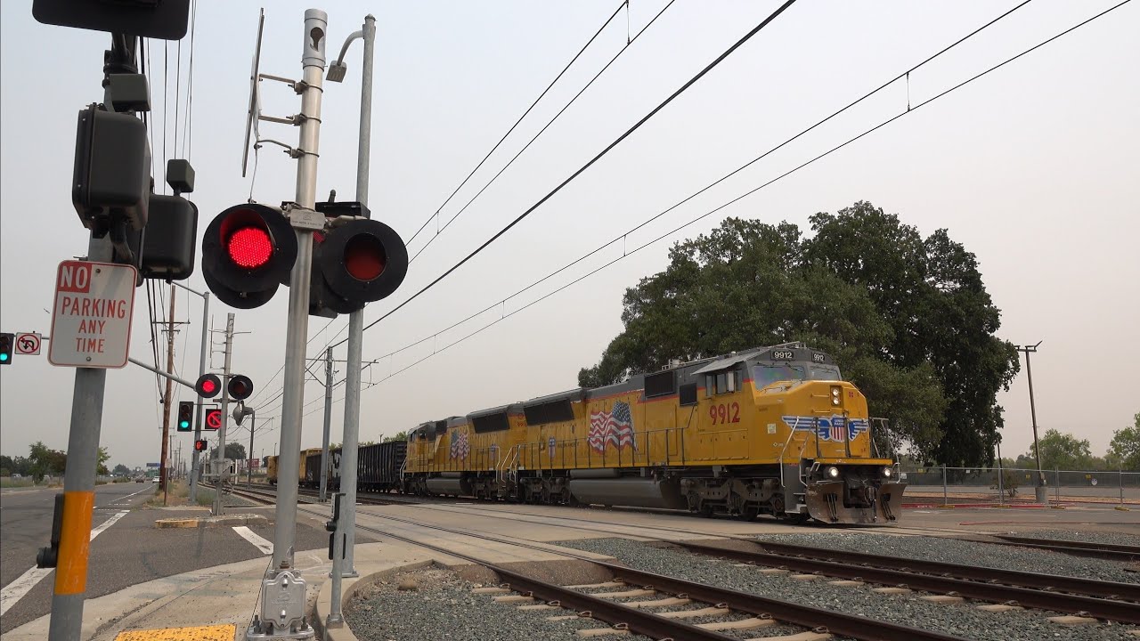 UP 9912 Rocklin Rocket Local Freight Train, Mine Shaft Ln. Railroad ...