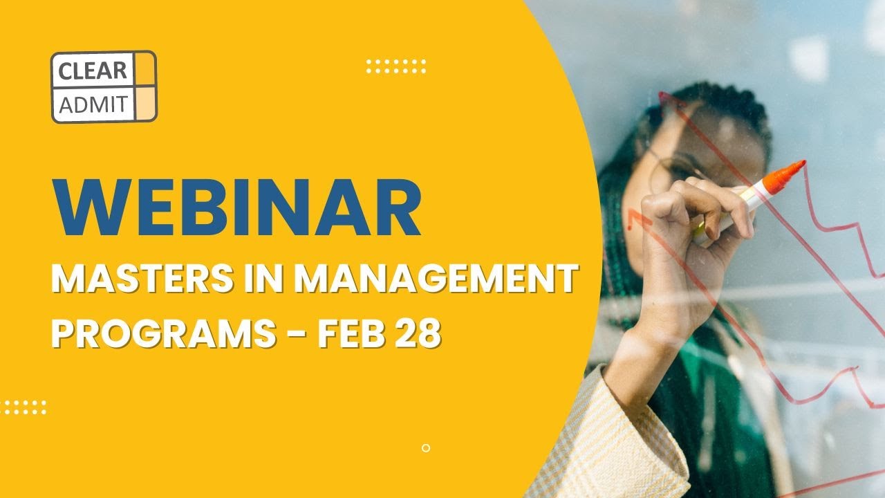Masters in Management [Booth, Fuqua, Ross, Kellogg] - YouTube