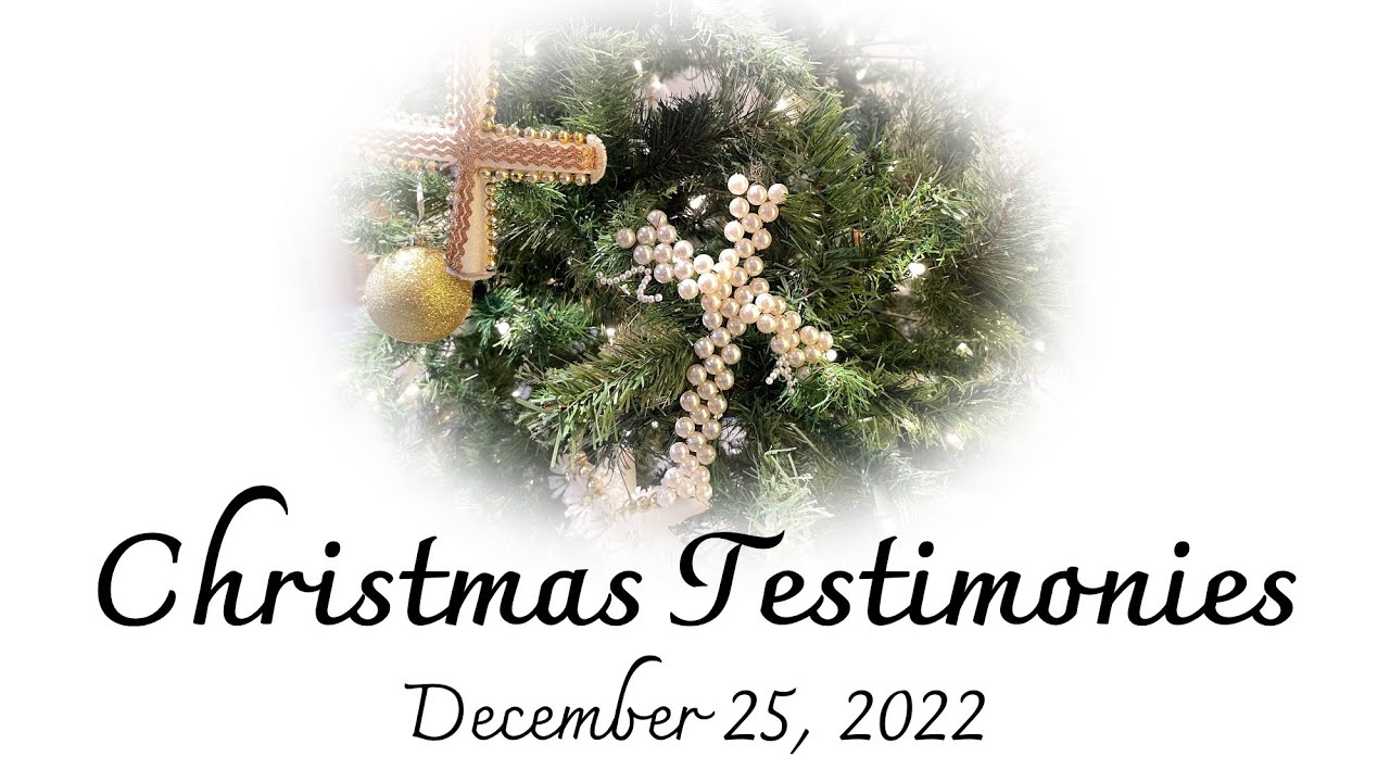 FPCG Christmas Testimonies 2022 - YouTube