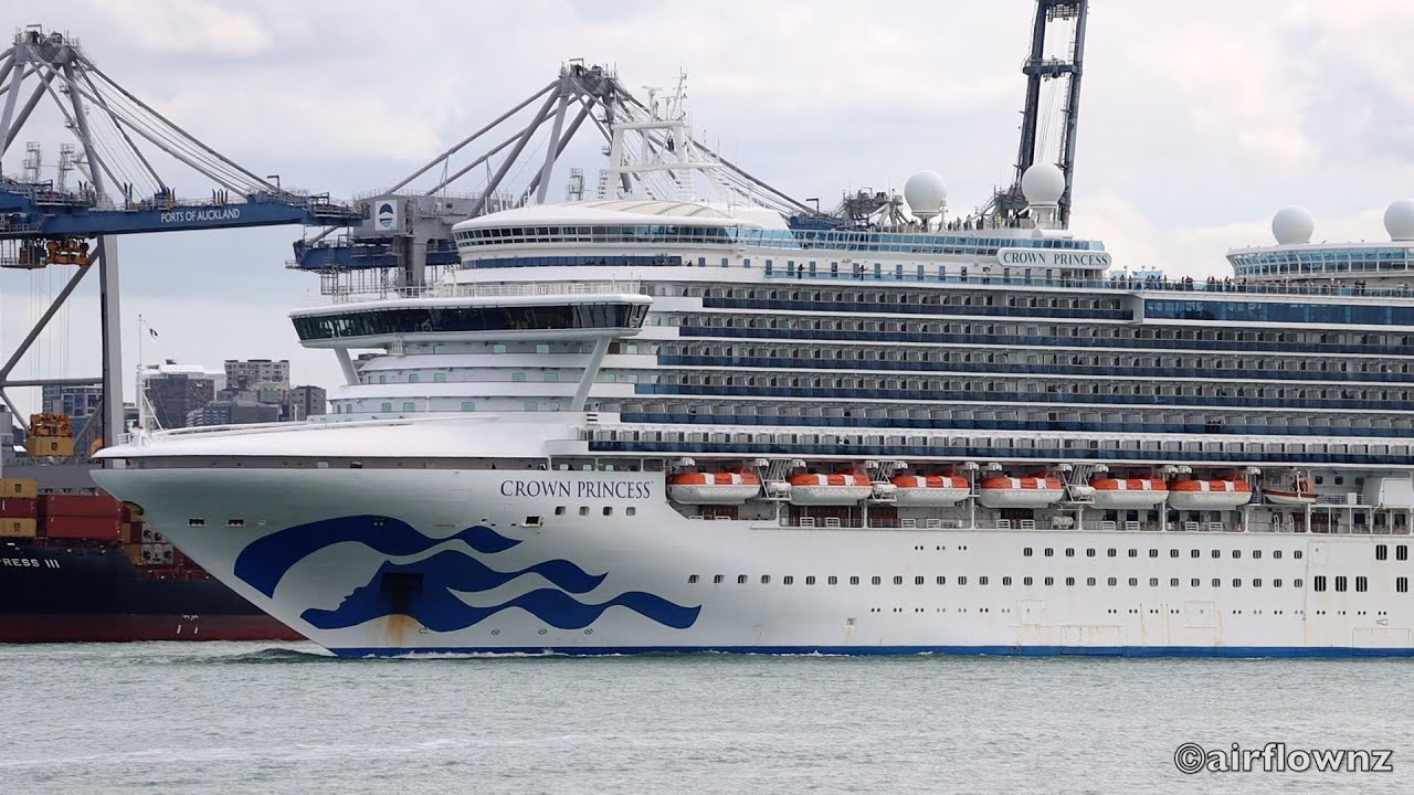 P&O Crown Princess Auckland - 2024. - YouTube