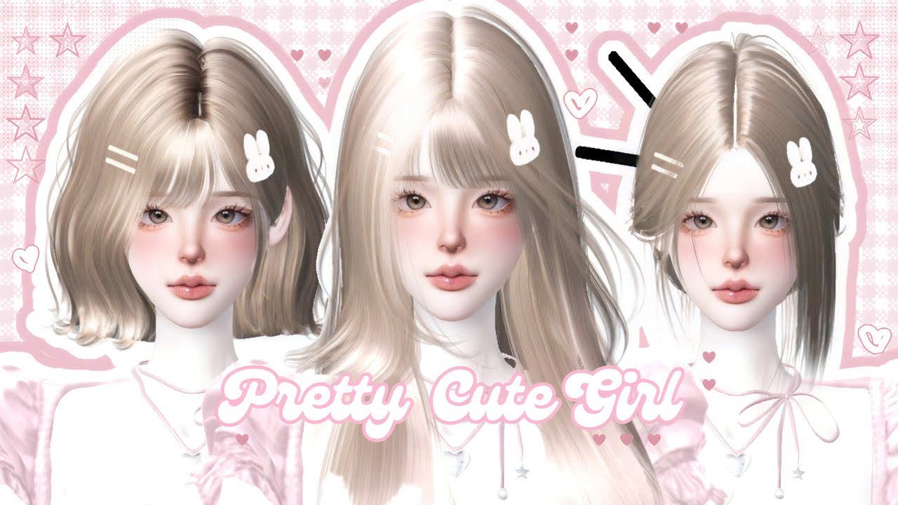 ⊹ 🐇 Zepeto Face Tutorial Pretty Cute Girl [ Oplas Zepeto Girl ] Zepeto ...