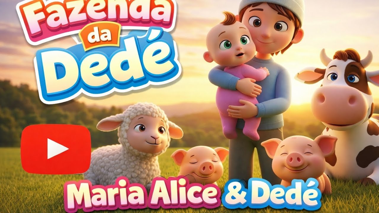 Canção! 🎶 Maria Alice na Fazenda da Dedé 🐮🌈 | Música Infantil Alegre ...