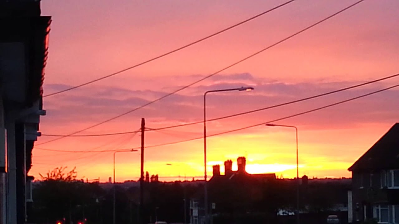 Sunset in liverpool - YouTube