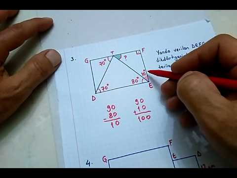 4.sınıf matematik üçgen, kare ve dikdörtgen problemleri-1- @Bulbulogretmen #4sınıf #matematik