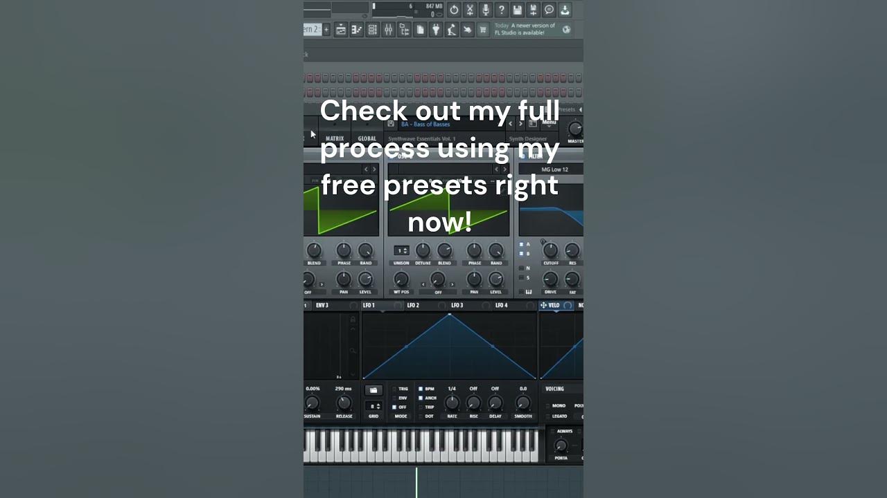 Start a Synthwave Song with the Bass - YouTube