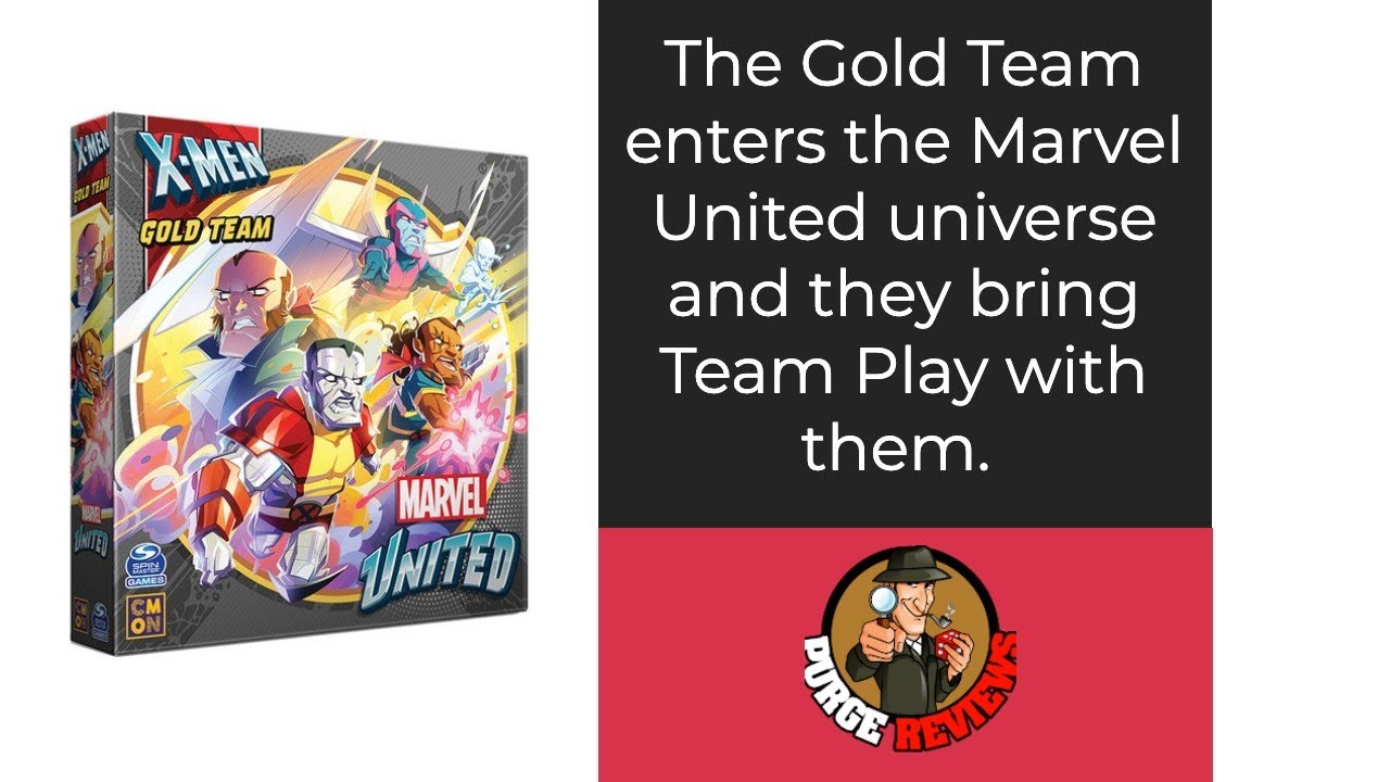 Marvel United X Men Gold Team by Purge Reviews - YouTube