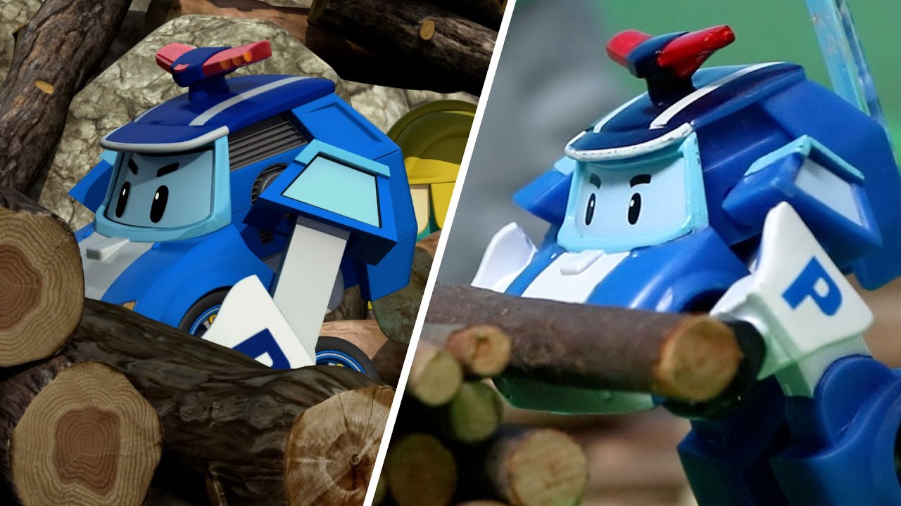 Let's Rescue the Poke│POLI in Real Life│Toy For Kids│Cartoons for Kids ...