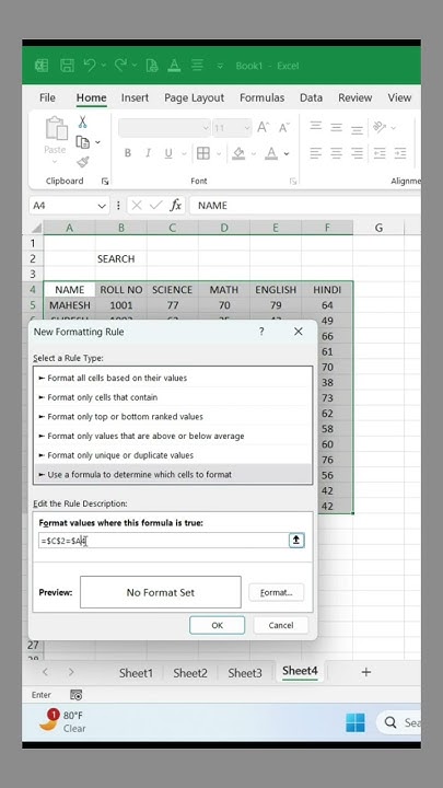 How to make a search box in Excel #exceltrick #excelformula #spreadsheets #excelworld #exceltech ...