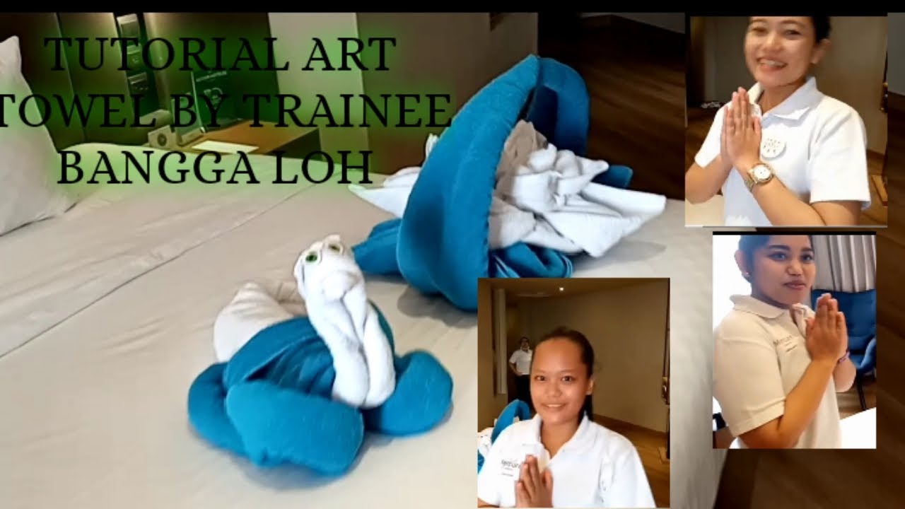 Towel art tutorial |2020 - YouTube