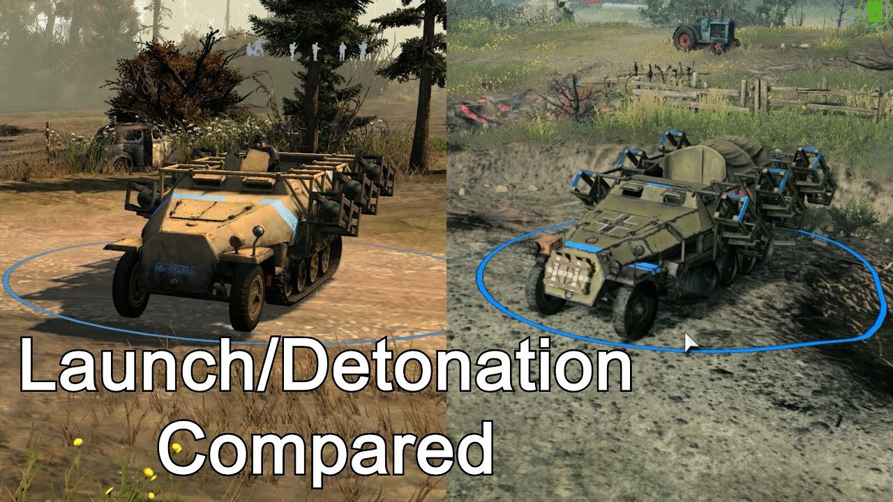Walking Stuka - Launch/Detonation - COH3/COH2 - YouTube