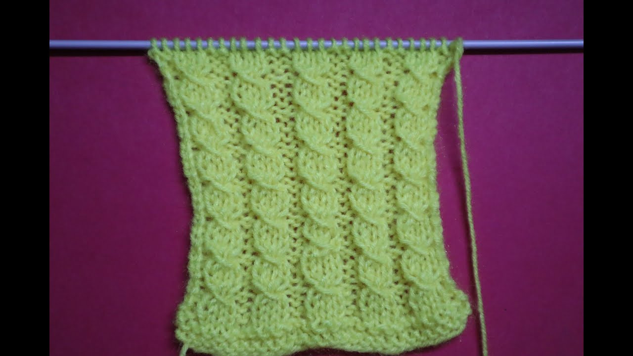 Easy Mock Cable Knitting Pattern For Sweaters - YouTube