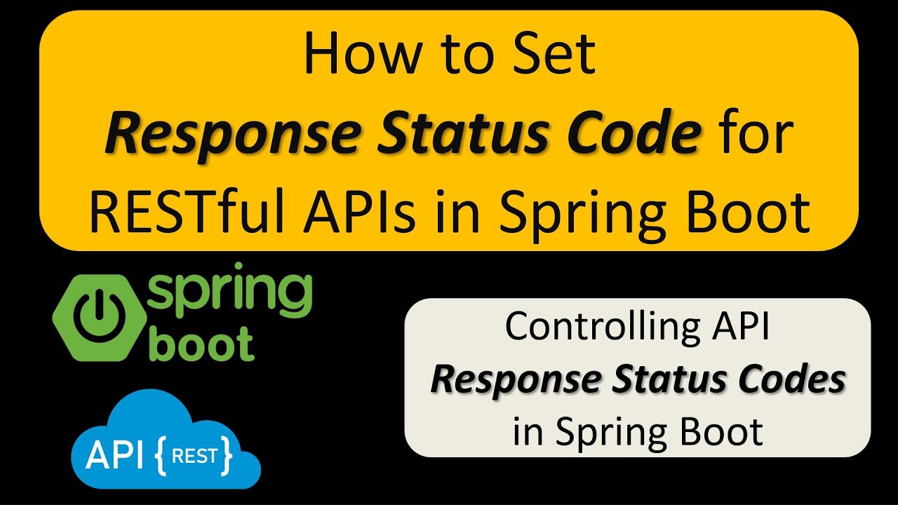 How To Set Response Status Code For RESTful APIs In Spring Boot