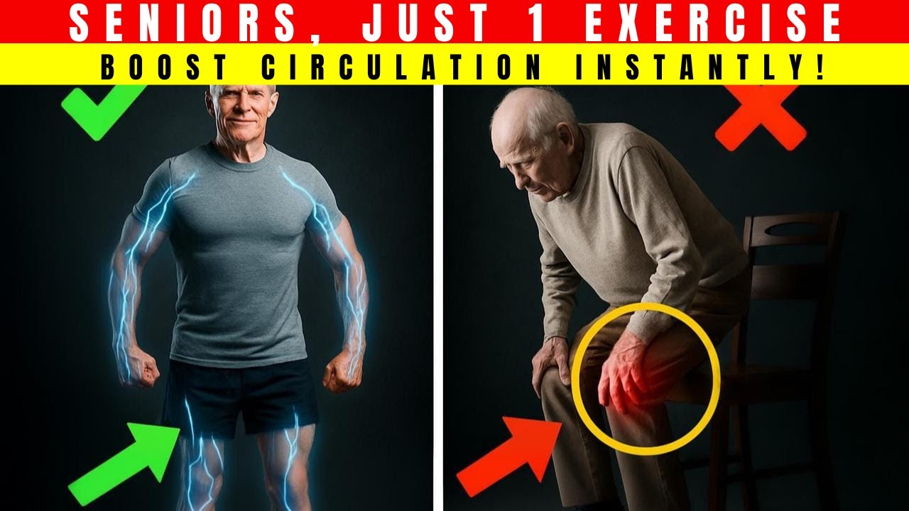 SENIORS: Just 1 Morning Exercise to Instantly BOOST Circulation (Under ...