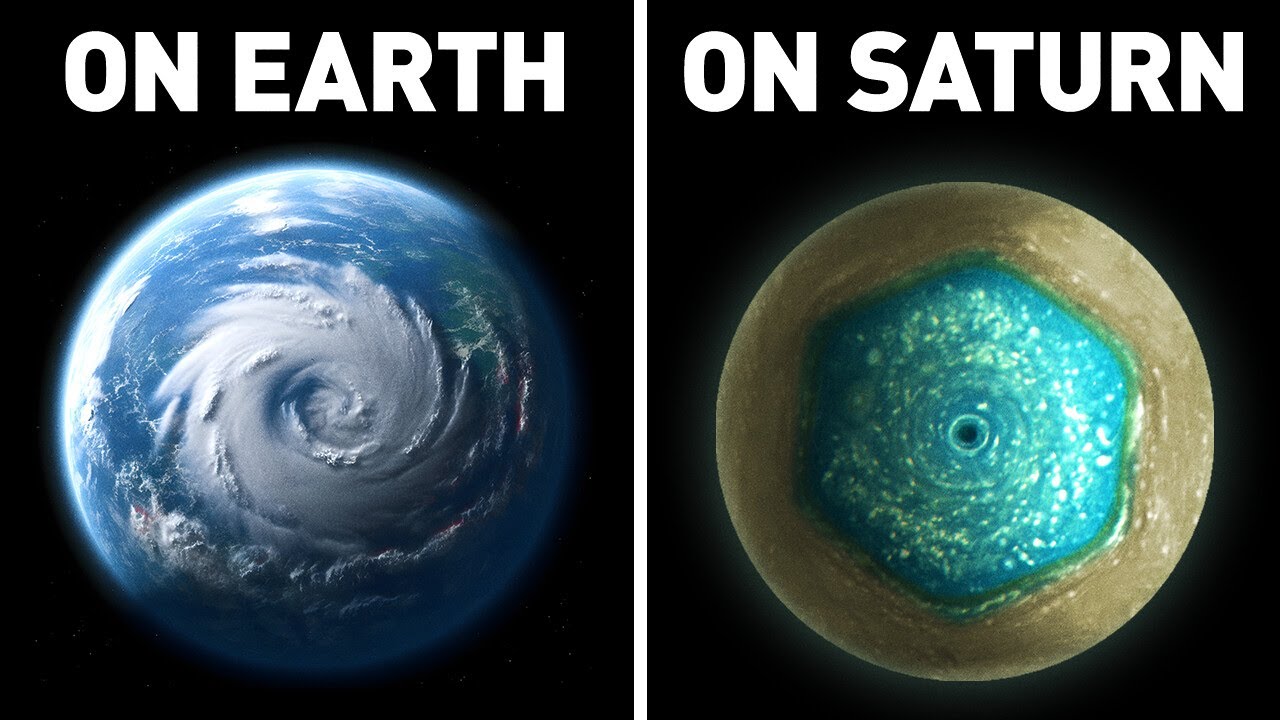 Saturn's Hexagonal Storm: The Weirdest Storm in the Solar System - YouTube