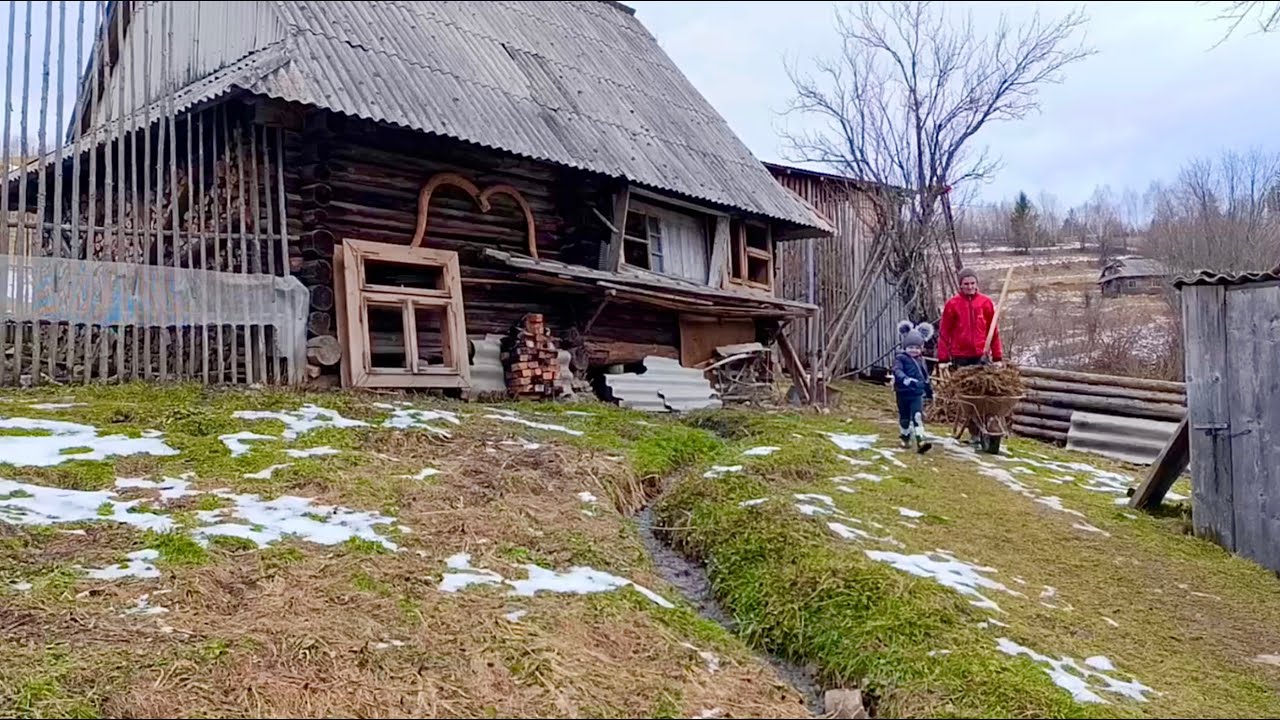 LONG VIDEO: Rural life in the mountains, cooking on a wood stove ...