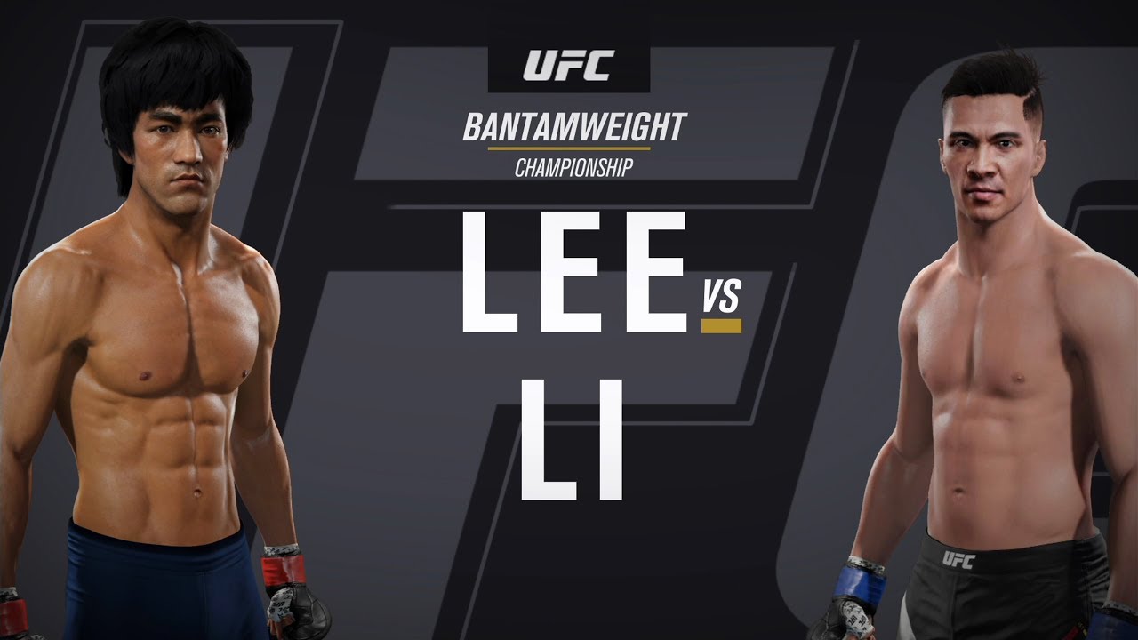 EA SPORTS UFC 2 Bruce Lee v Jet LI - YouTube