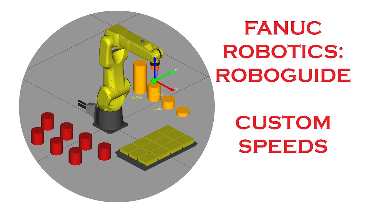 DIFFERENT SPEED MANIPULATIONS IN FANUCS ROOGUIDE SOFTWARE - YouTube
