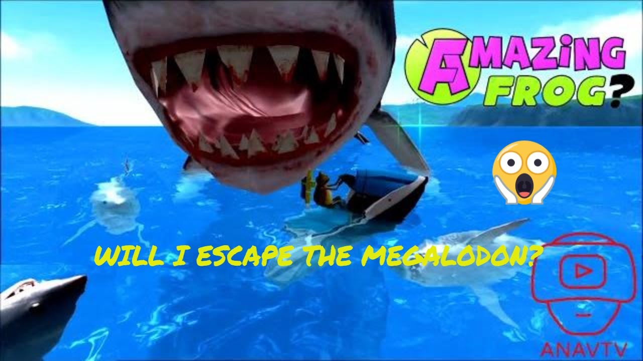 Amazing Frog Gameplay Ep1: WILL I ESCAPE THE MEGALODON? 🦈 How I was ...