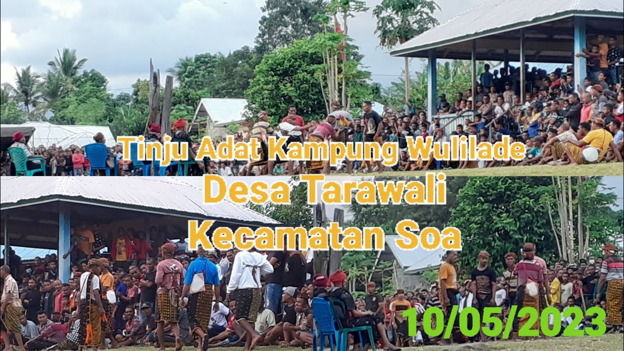 Tinju Adat Kampung Wulilade, Desa Tarawali - YouTube