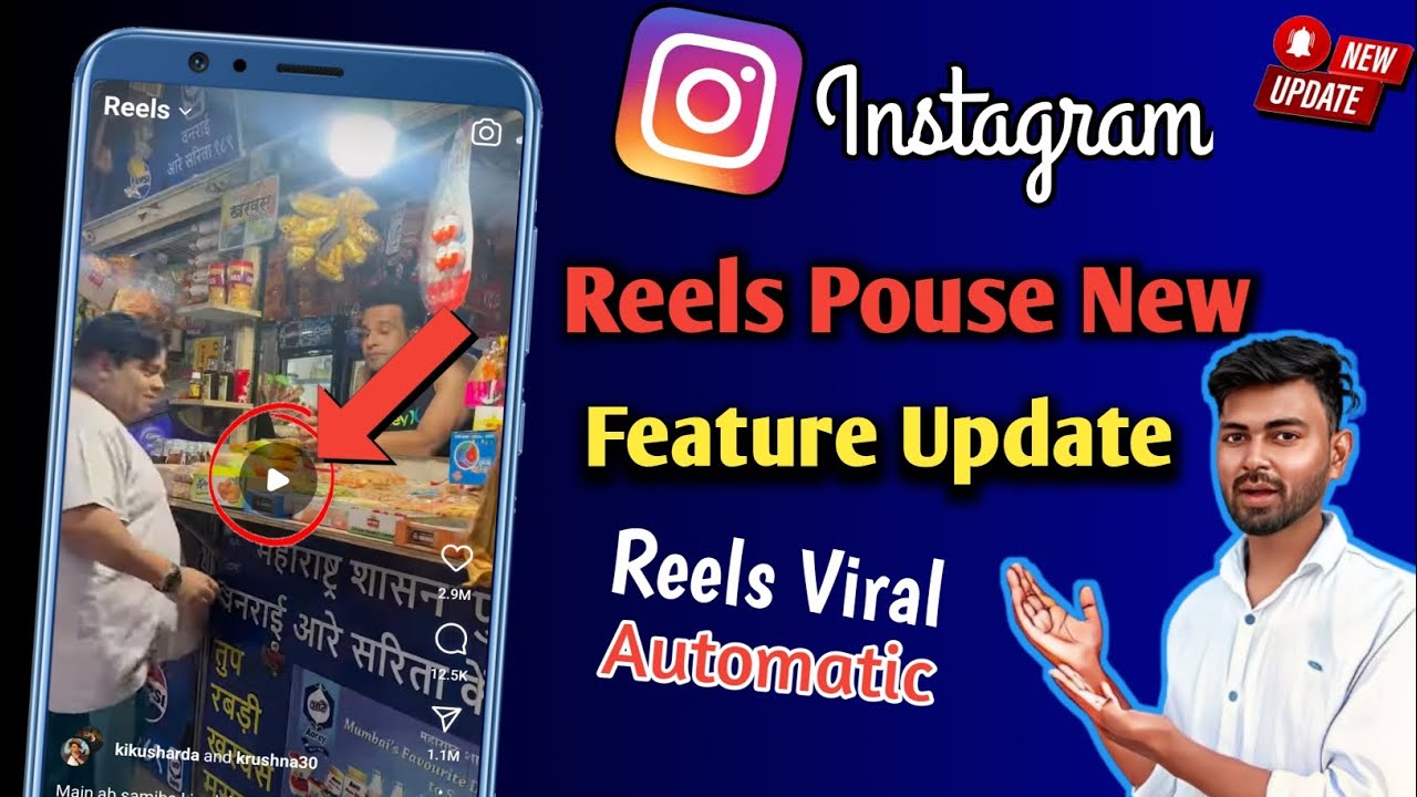Instagram Reels🥺 pouse new and features update | Instagram new update ...