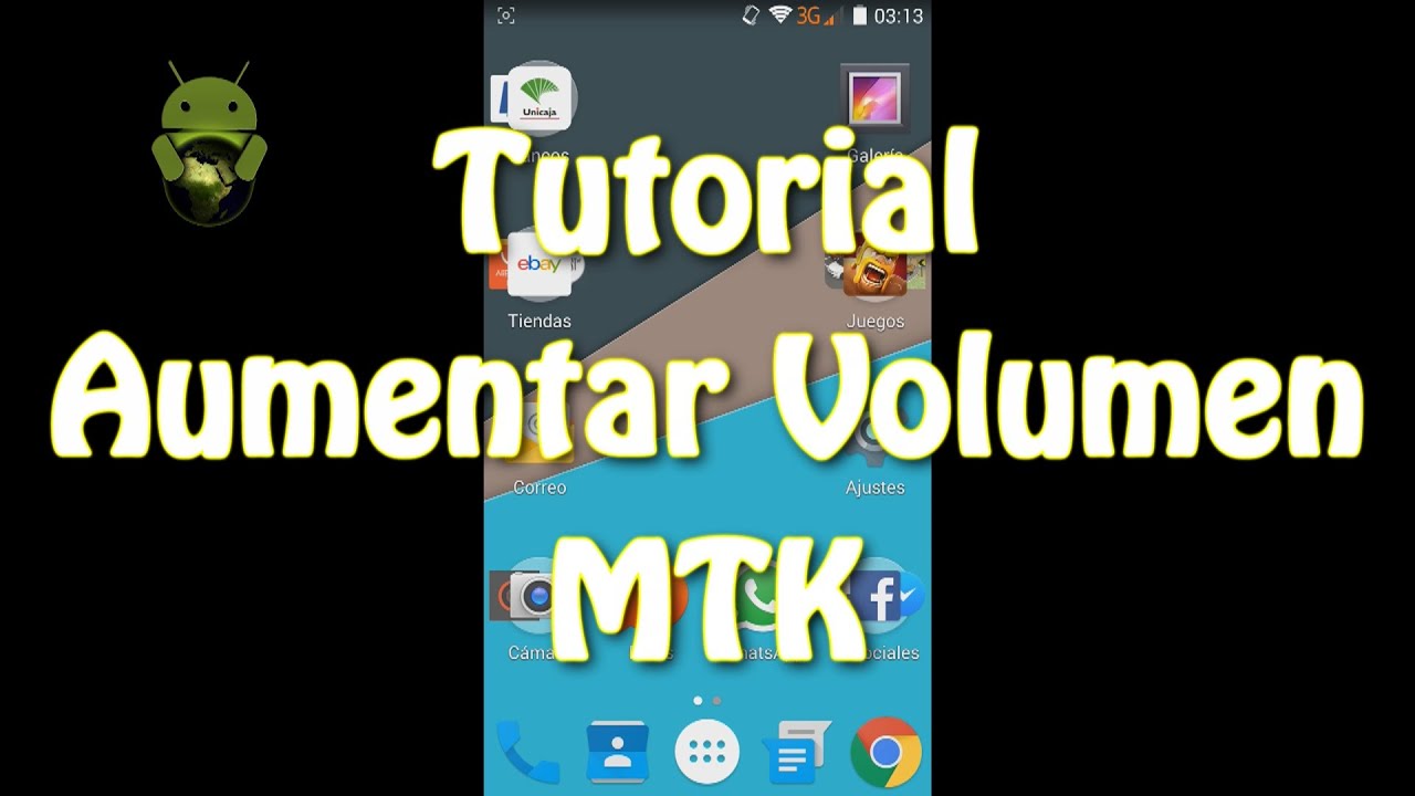 Tutorial aumentar volumen MTK (modo ingeniero) - YouTube