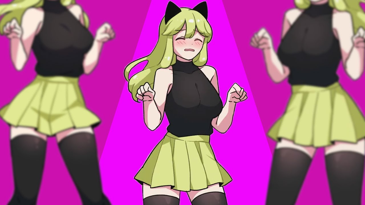 Sad Cat Dance 🧡 My Meme Dancing Anime Girl - YouTube