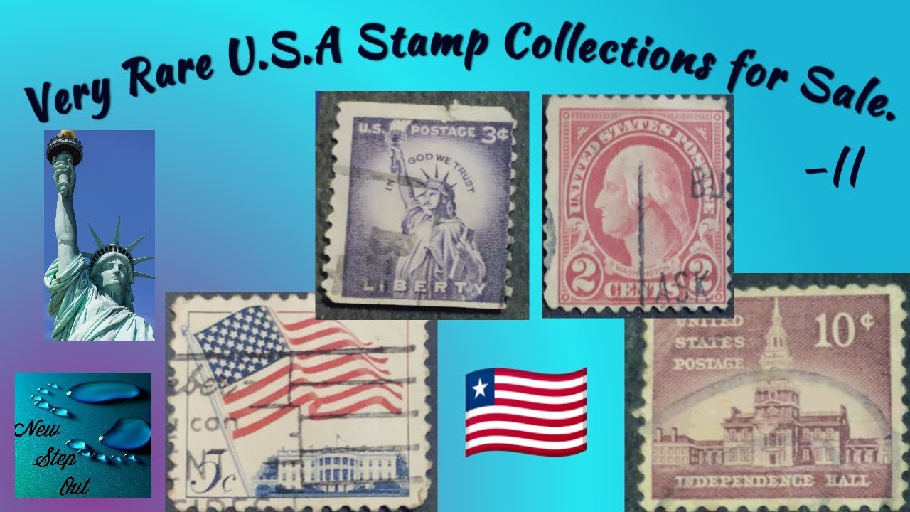 Rare & Old Collections of USA stamps..... - YouTube