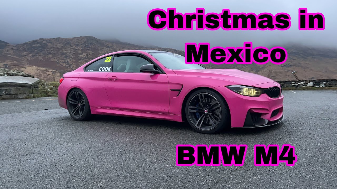 Pink BMW M4 drive - YouTube