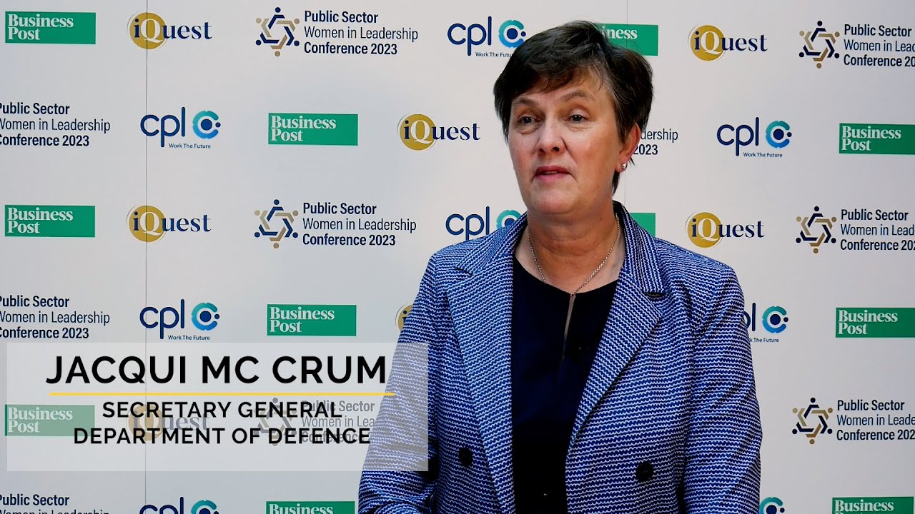 Public Sector Women in Leadership Conference - Jacqui Mc Crum, Sec. Gen ...