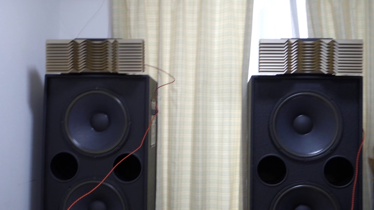 JBL 2445J Electro Volice DL15W 2way - YouTube