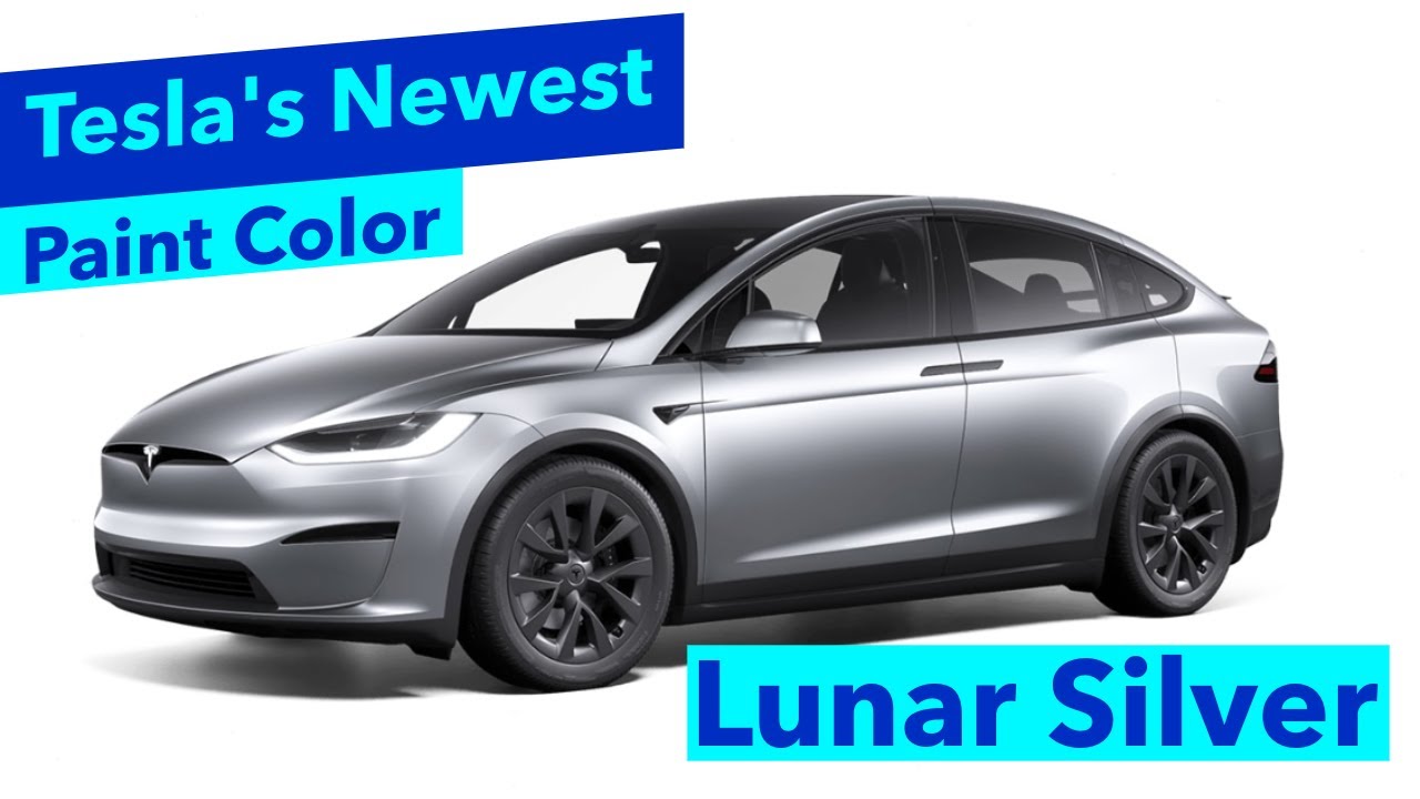 NEW Tesla Paint Color For The Model S & Model X | Lunar Silver #tesla # ...