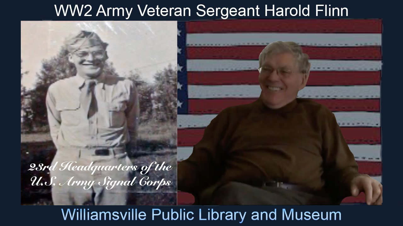 WWII Army Veteran Harold Flinn Interview - YouTube