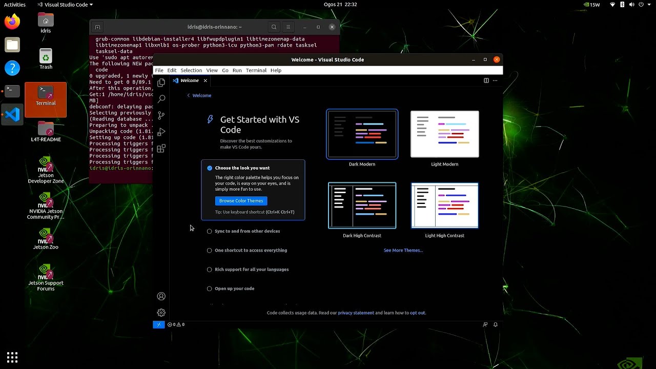 Install VS Code on NVIDIA Jetson Orin Nano - YouTube