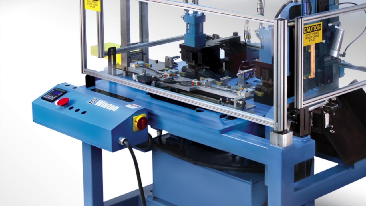 Walking Beam Employed to End Form and Bend a Tube-- Winton Machine ...