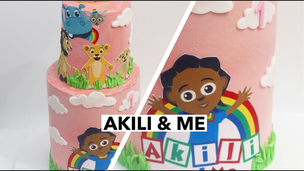 Akili and Me Cake || Cake Decorating ideas - YouTube