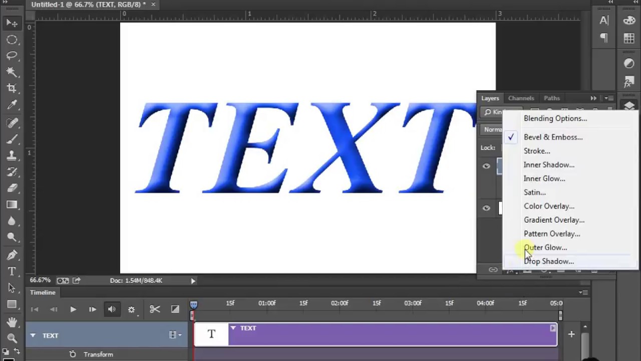 How To make an Animation (GIF) in Photoshop CS6 CS5 or cc 11 part -2 ...