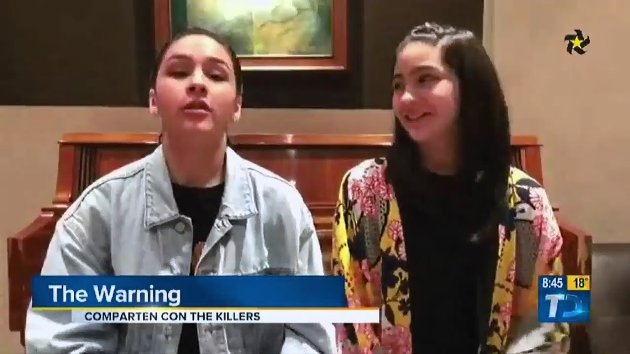 The Warning - Pau y Ale interview (The Killers) - YouTube