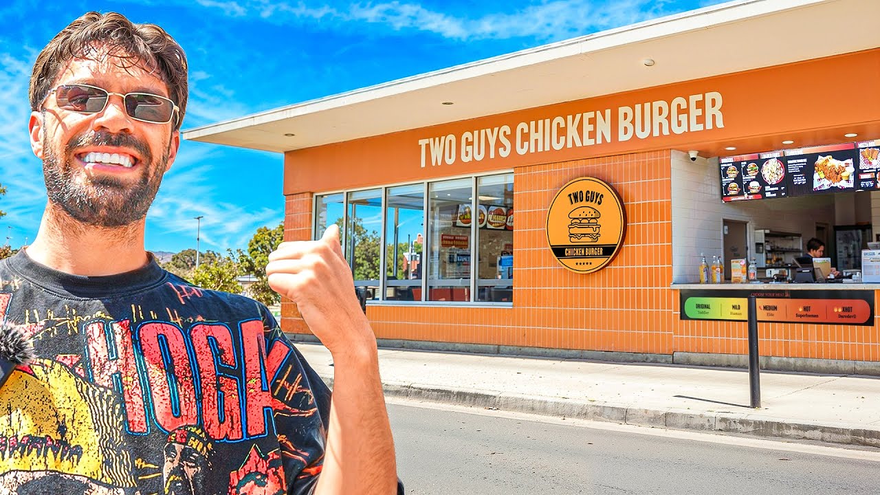 I Tried Two Guys Chicken Burger. Is It Worth It?! - YouTube