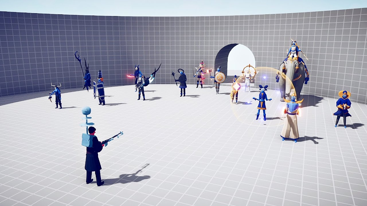 TESLA GUN vs GOOD & EVIL UNITS | TABS Totally Accurate Battle Simulator ...