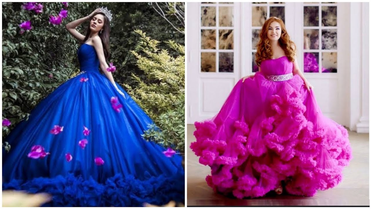 beautiful princess gowns designs👸👗|| trendy gowns|| pretty gowns 😍|| # ...
