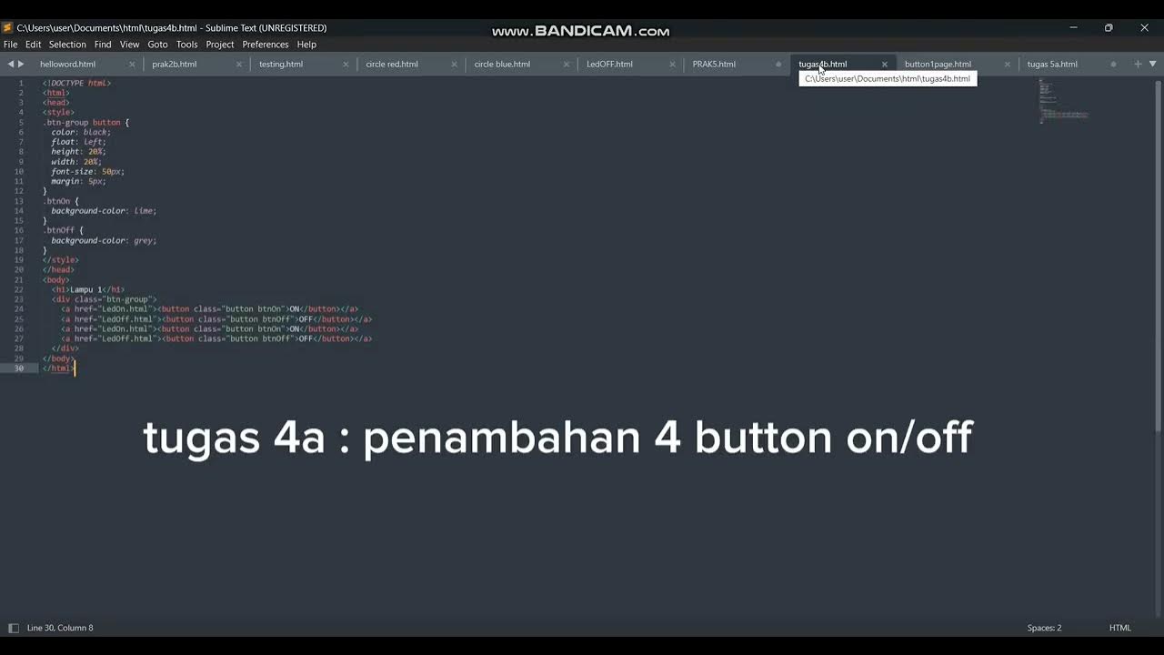 PRAKTIKUM 1 HALAMAN WEB DENGAN HTML DAN CSS - YouTube