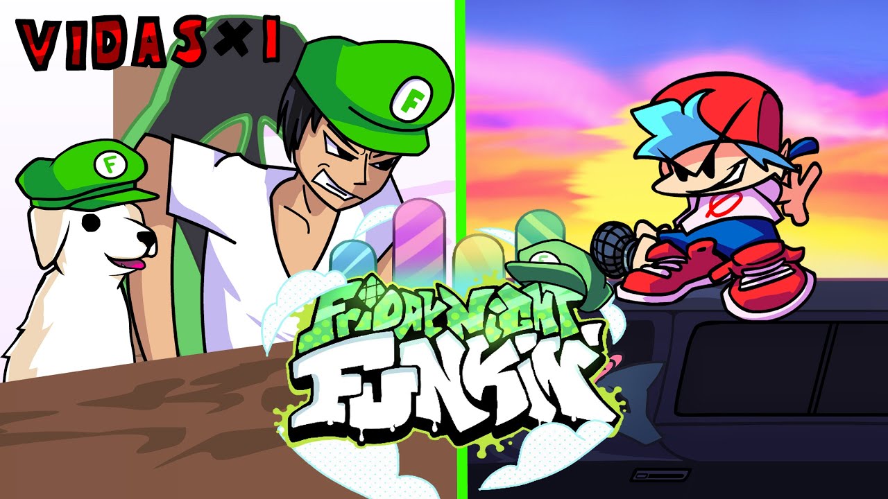Friday Night Funkin': Fernanfloo VS Boyfriend V2 Full Week [Hard] (FNF ...