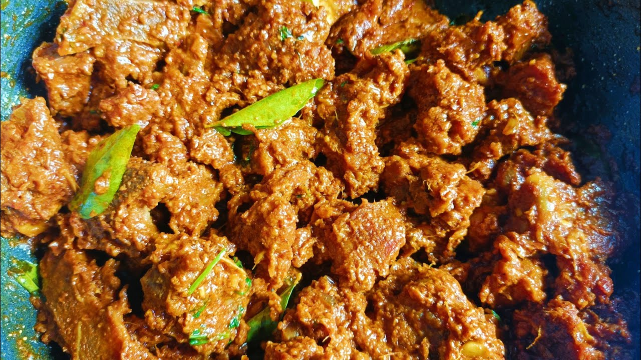Mutton Ghee Roast recipe | Mutton fry recipe | Mutton recipes | Mutton ...