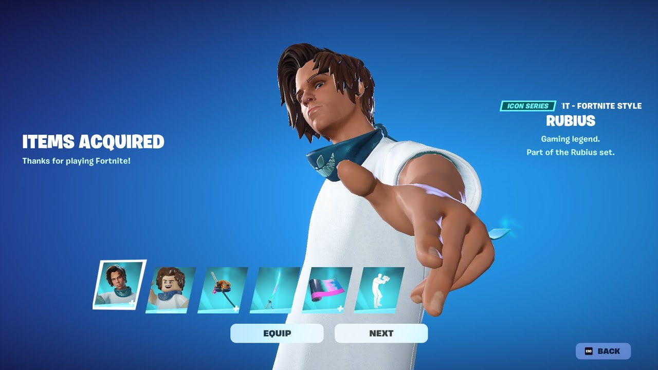 Purchasing RUBIUS ICON SET IN FORTNITE! - YouTube