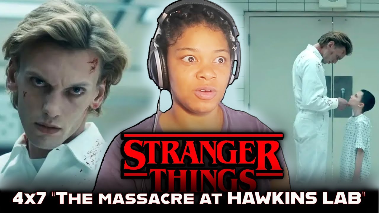 Stranger Things Season 4, Episode 7 The Massacre at Hawkins Lab REACTION!!! - YouTube