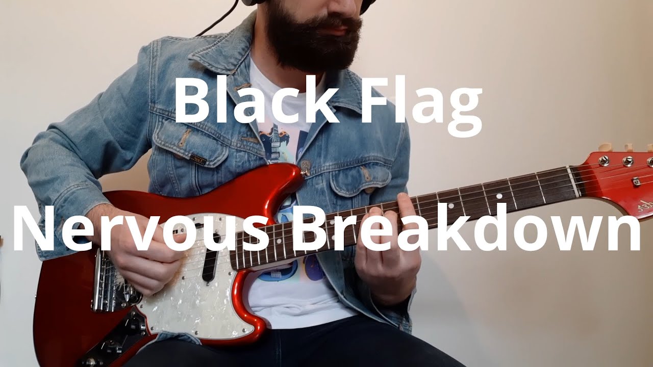 Black Flag Nervous Breakdown Guitar Cover - YouTube