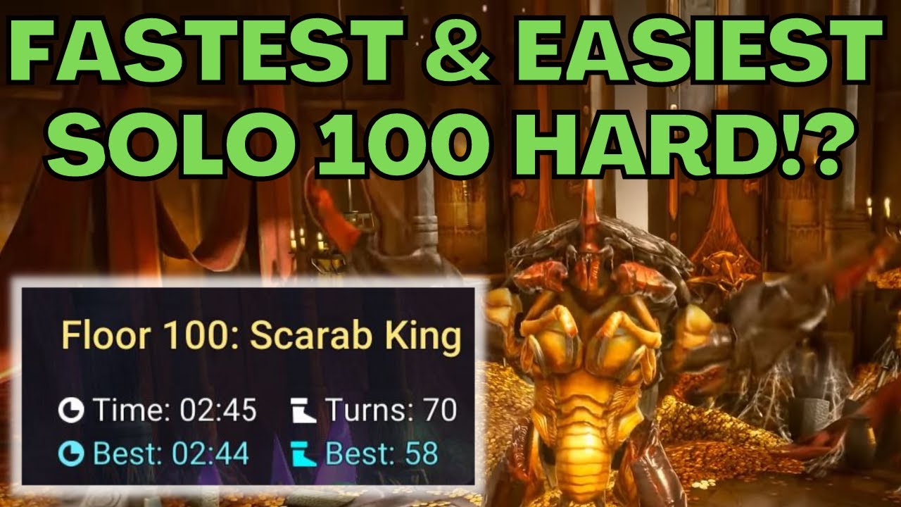 🚨 MUST BUILD This Champ For Solo Scarab 100 Hard 🚨 Tomb Lord Solo ...